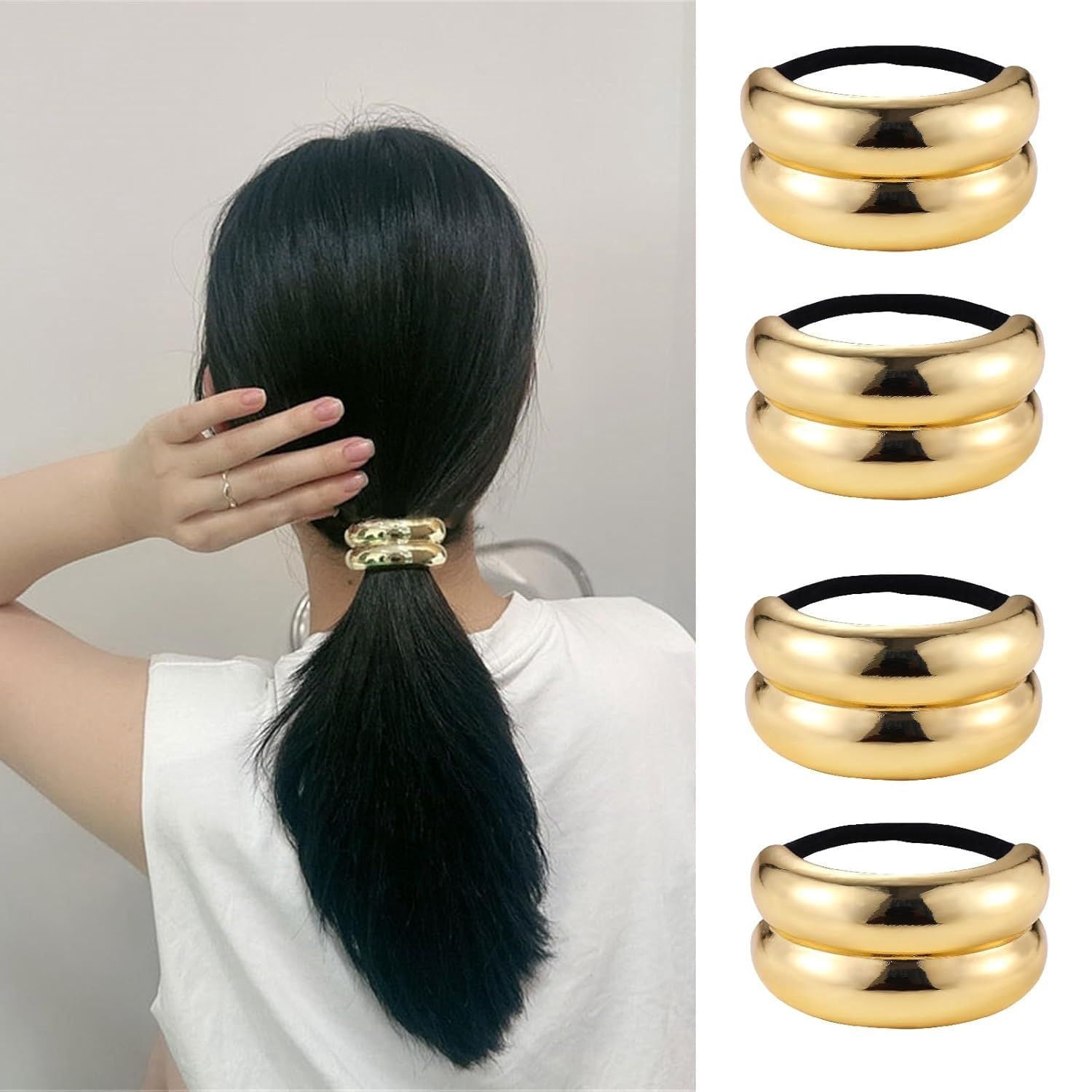 Pony Hair Ties - Ponytail Holders - No Damage Hair Accessories for ...