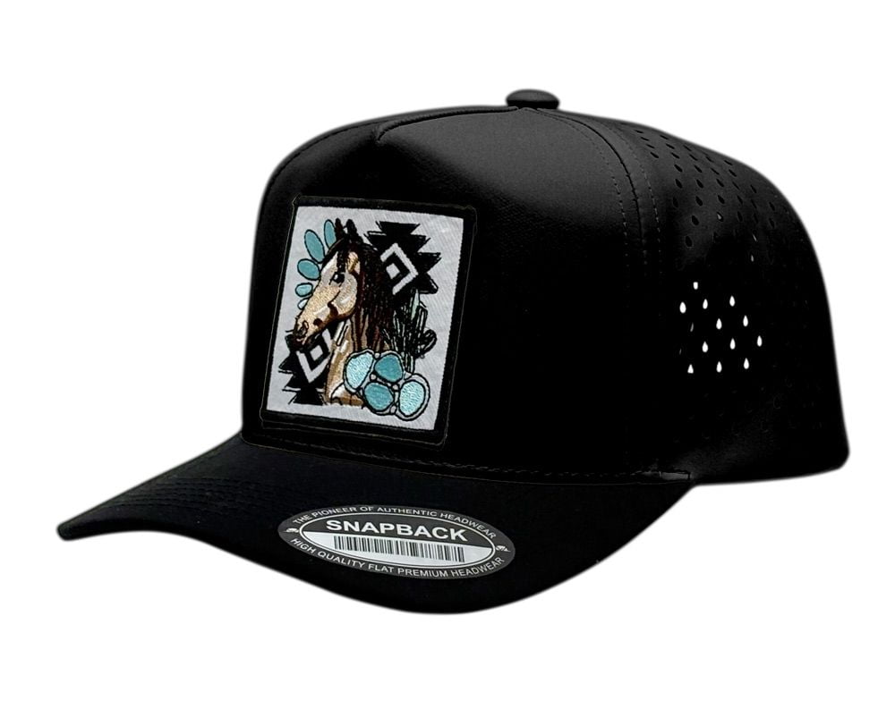 Pony Patch Trucker Hat Waterproof Laser Snapback Cap - Walmart.com