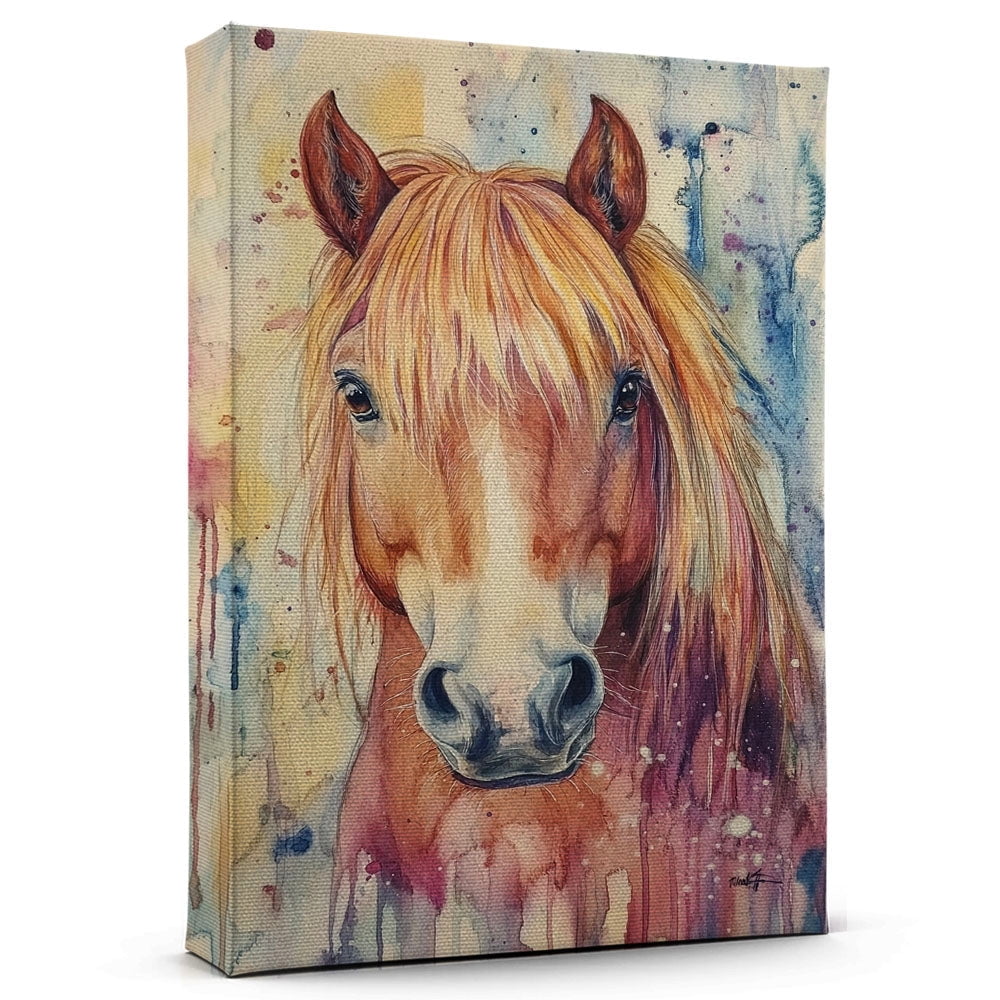 Pony Roan Shetland Canvas Wall Art For Bedroom Office Wall Decor Pony ...