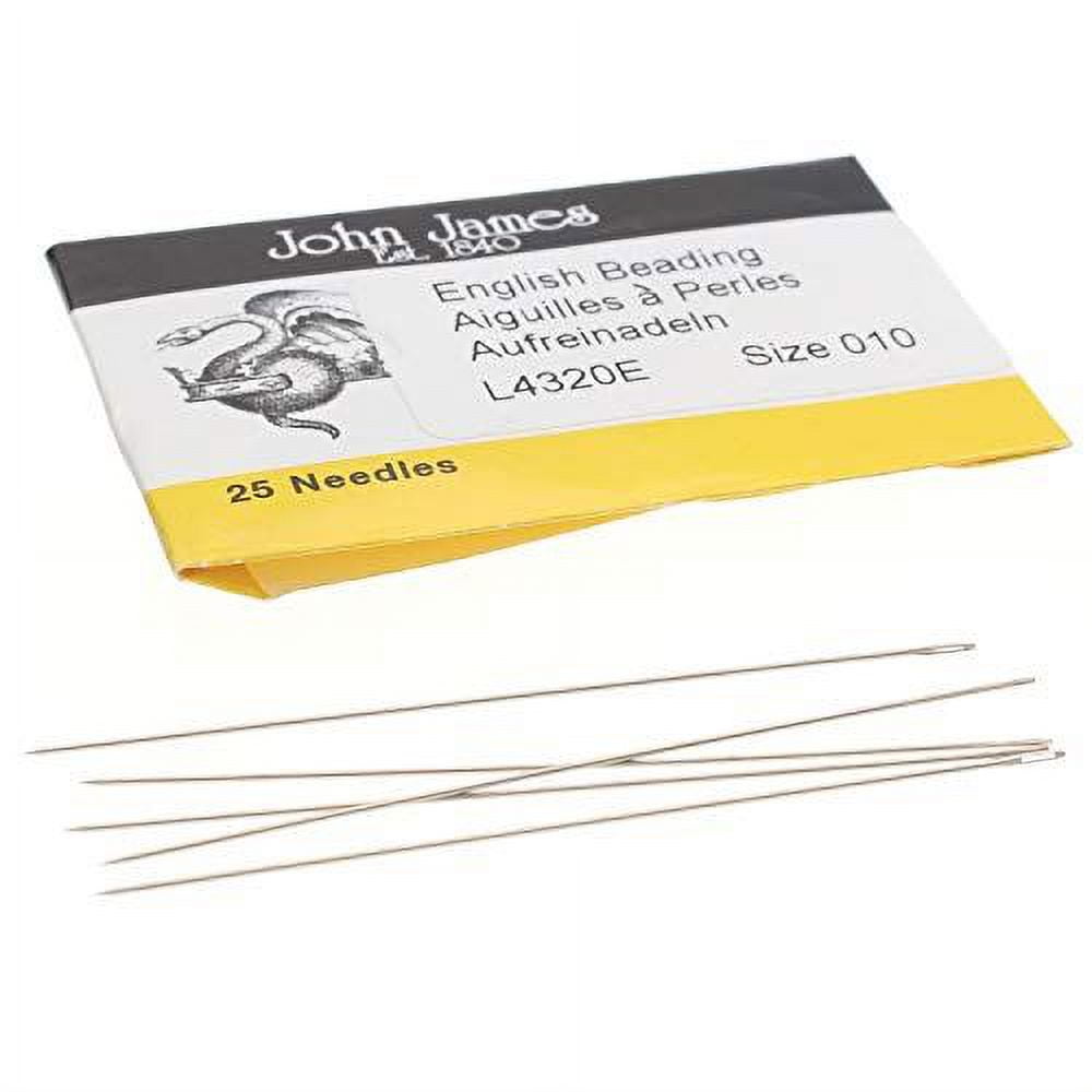Pony Sewing Needles, Asian Beading Needles, Size 10, Box of 1000, Made ...