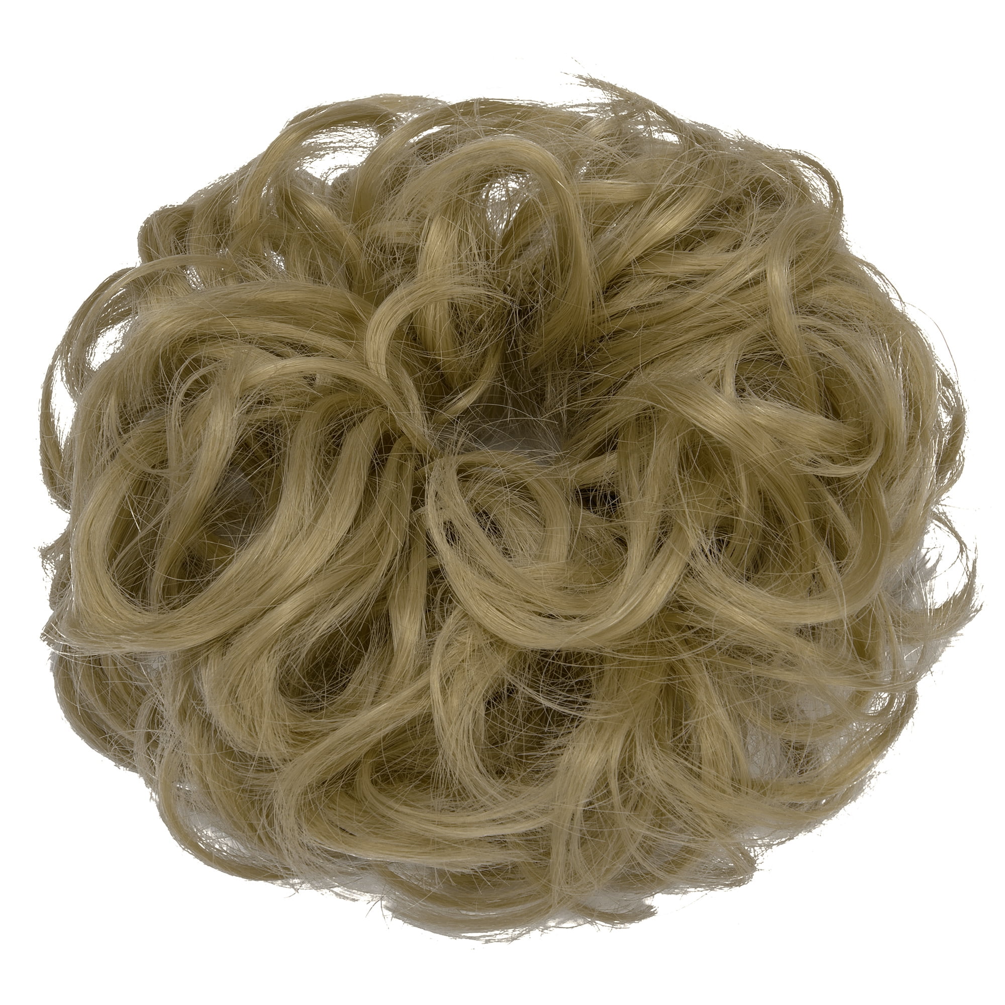 Pony Tail Hair Extension Bun Big Wave Curls Hairpiece Wrap Chignon ...