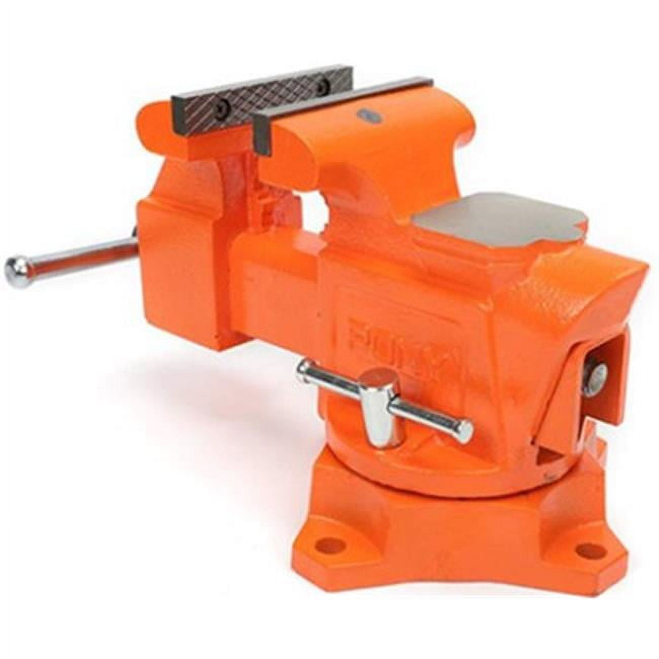 Pony Tools 29050 5 in. Heavy Duty Bench Vise - Orange - Walmart.com