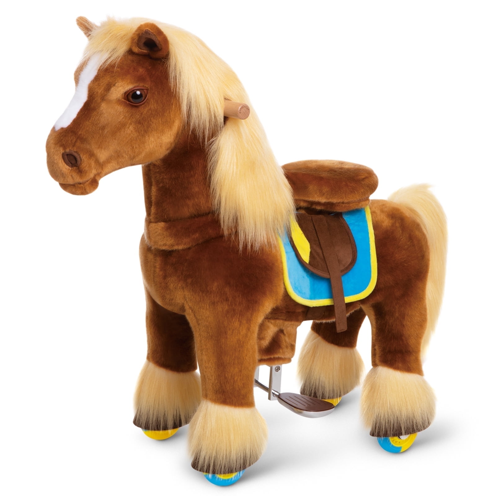 PonyCycle Ride on Brown Horse Toys Walking Horse No Battery No ...