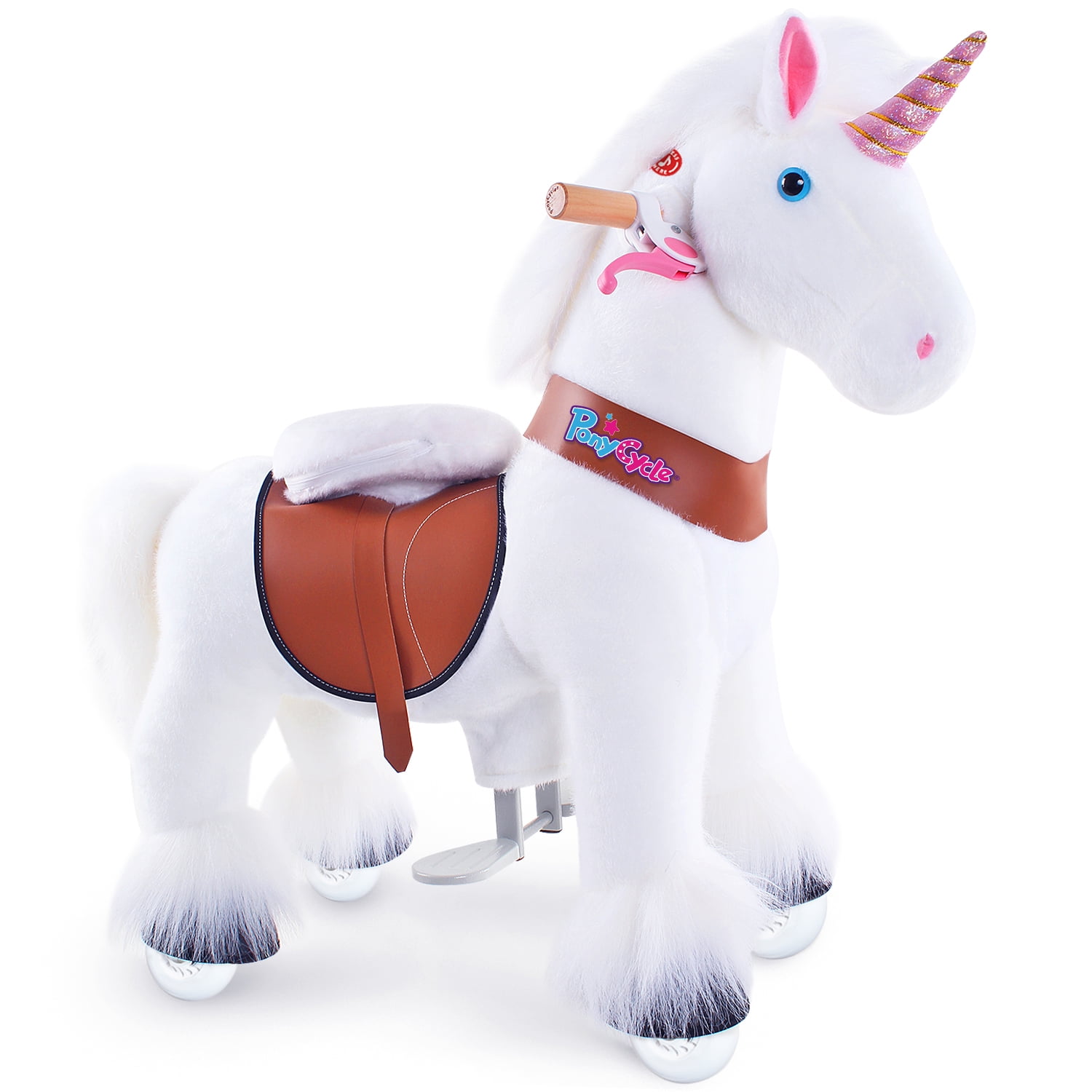 PonyCycle Ride on Unicorn Toy Push & Pedal Ride-Ons for Girls Age 3-5 ...