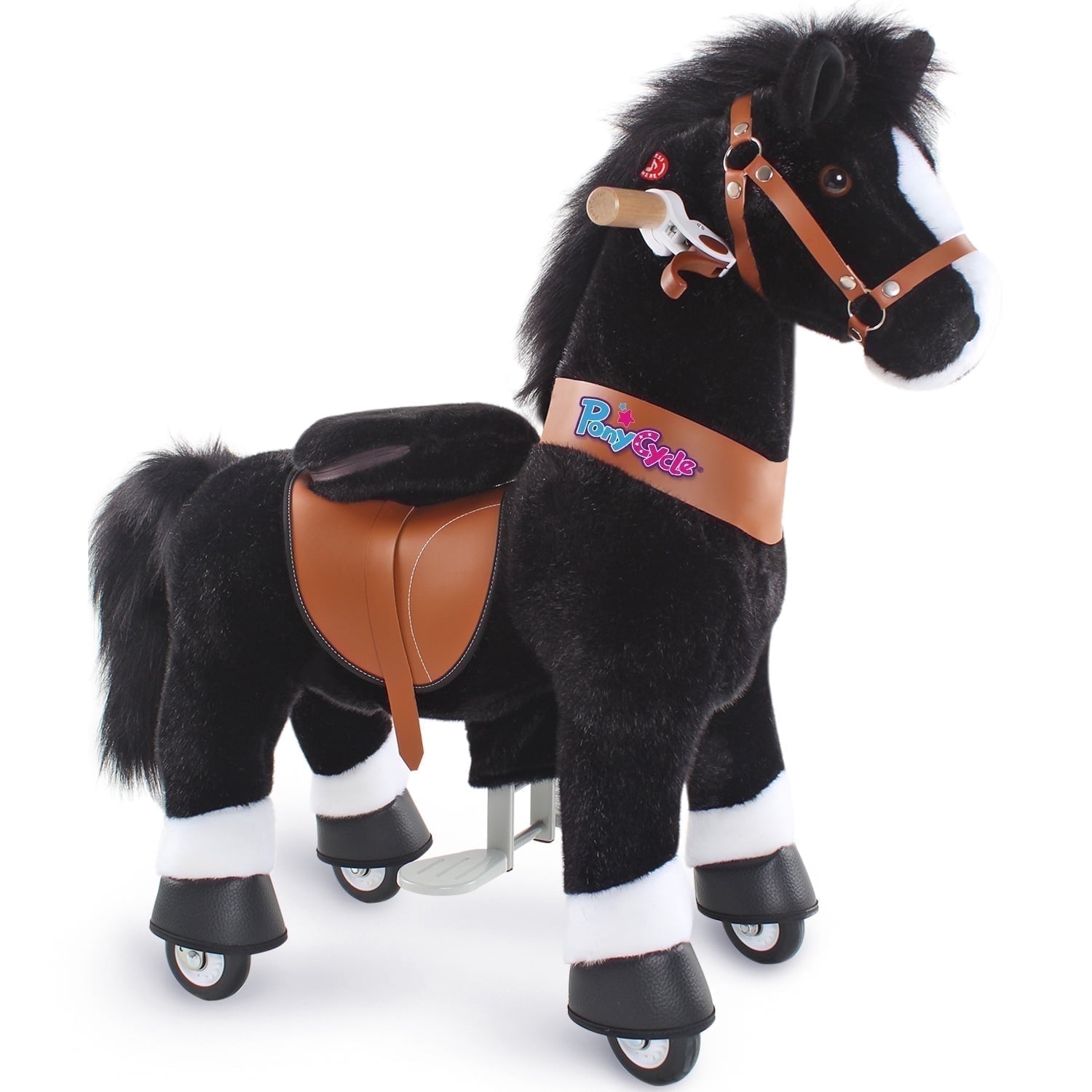 PonyCycle Ride on Horse Toy with Wheels Mechanical Pony Riding Horse ...