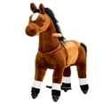 Ponyeehaw Kids Ride-On Horse Toy, Toddler Powered Rolling Rideable for ...