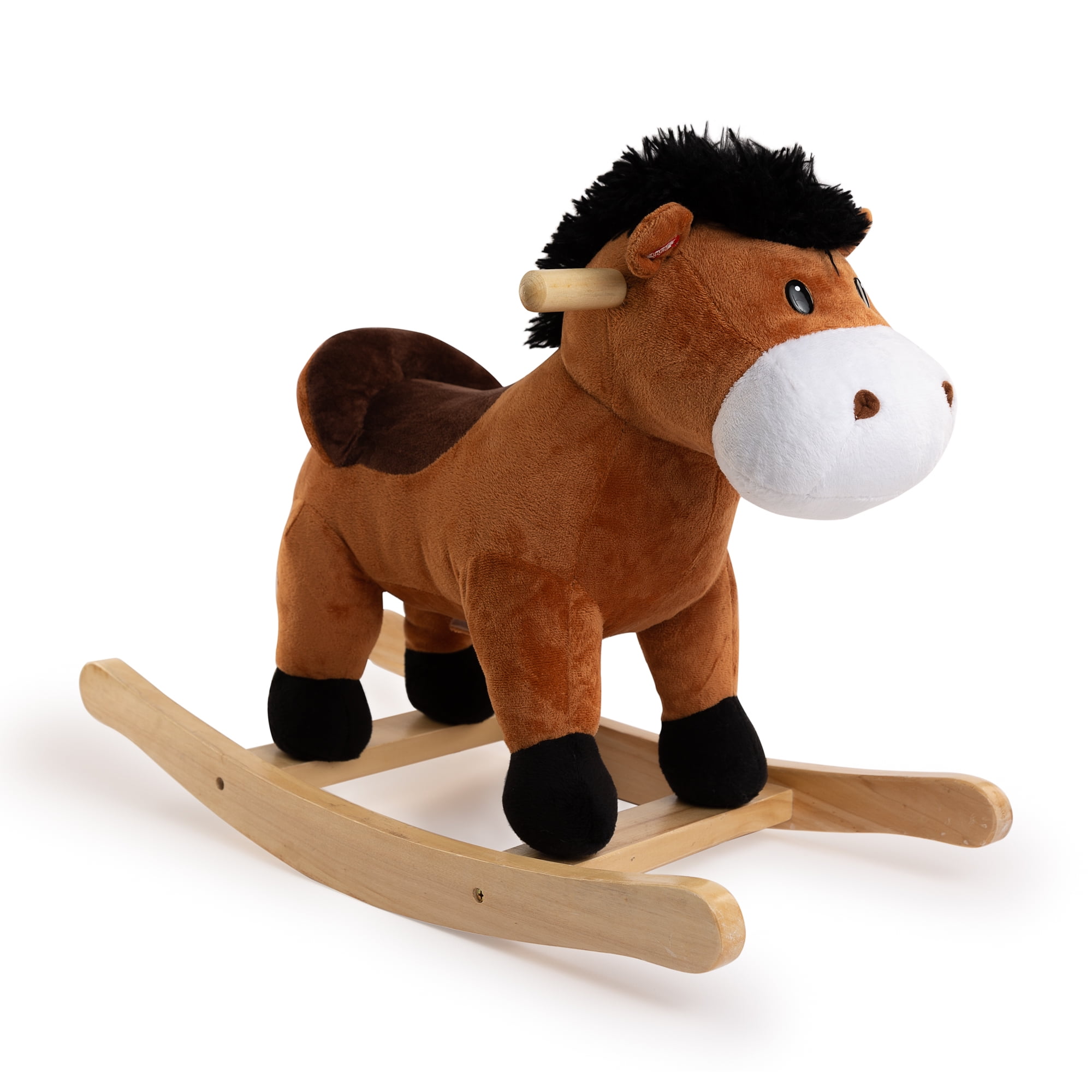 Ponyland Rocking Brown Horse w/ Sound (Rocker) - Walmart.com