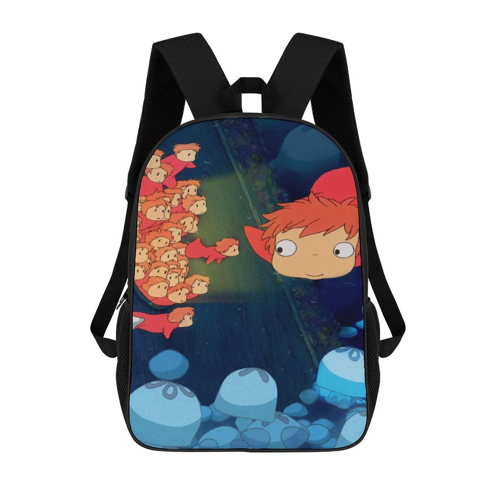 Pony-o Backpack 17 Inch Lightweight Anime Print Design Backpack for ...