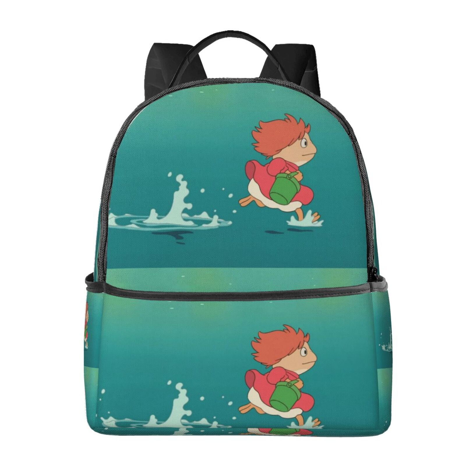 Ponyo Laptop Backpack for Women and Men, Waterproof Lightweight Travel ...
