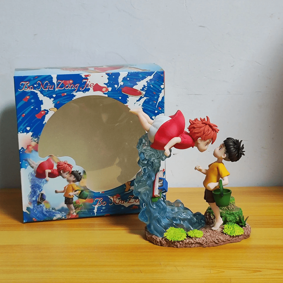 Ponyo On The Cliff Figure Ponyo Sousky Seagal Figure Pvc Gk Statue ...