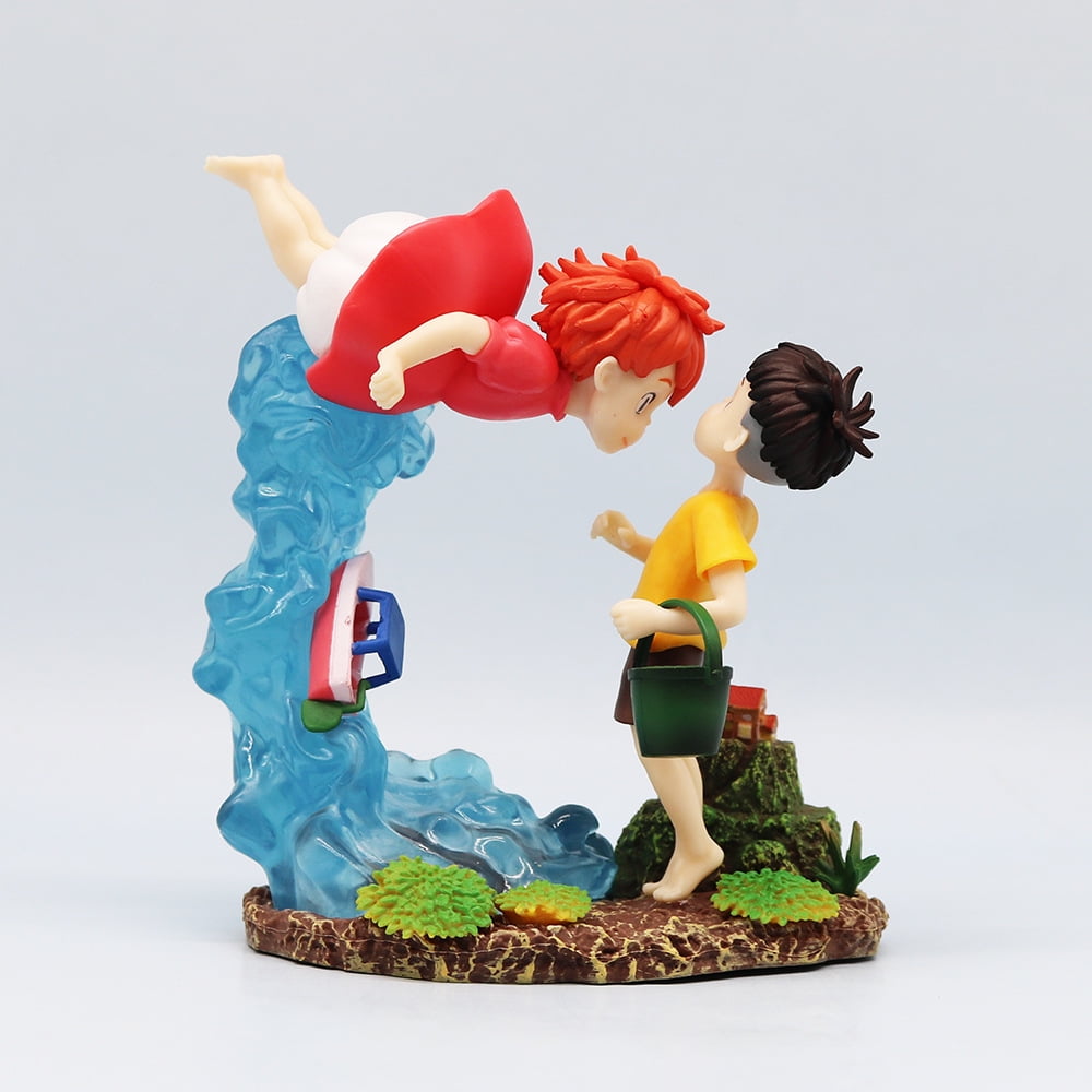 Ponyo On The Cliff Figure Ponyo Sousky Seagal Figure Pvc Gk Statue ...
