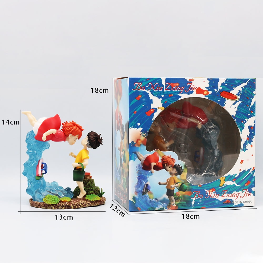 Ponyo On The Cliff Figure Ponyo Sousky Seagal Figure Pvc Gk Statue ...
