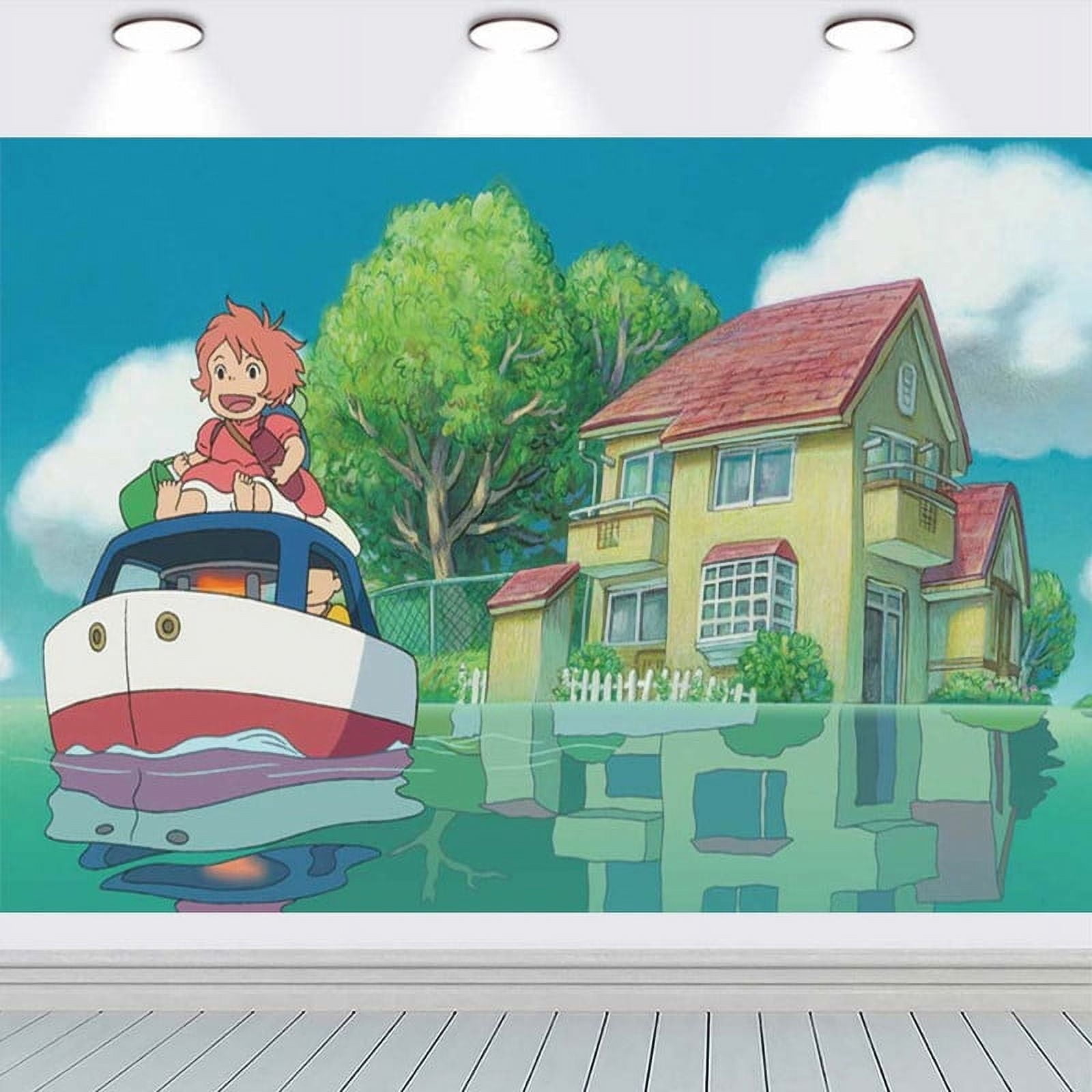 Ponyo Party Supplies Backdrop Banner Poster Birthday Decorations ...