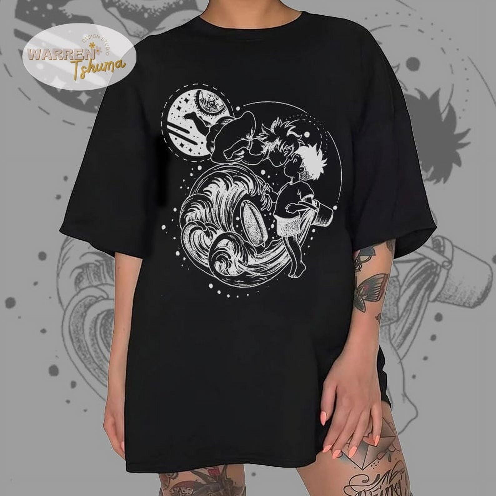 Ponyo Sosuke Tattoo Shirt, Ponyo Studio Ghibli shirt, Miyazaki Hayao ...