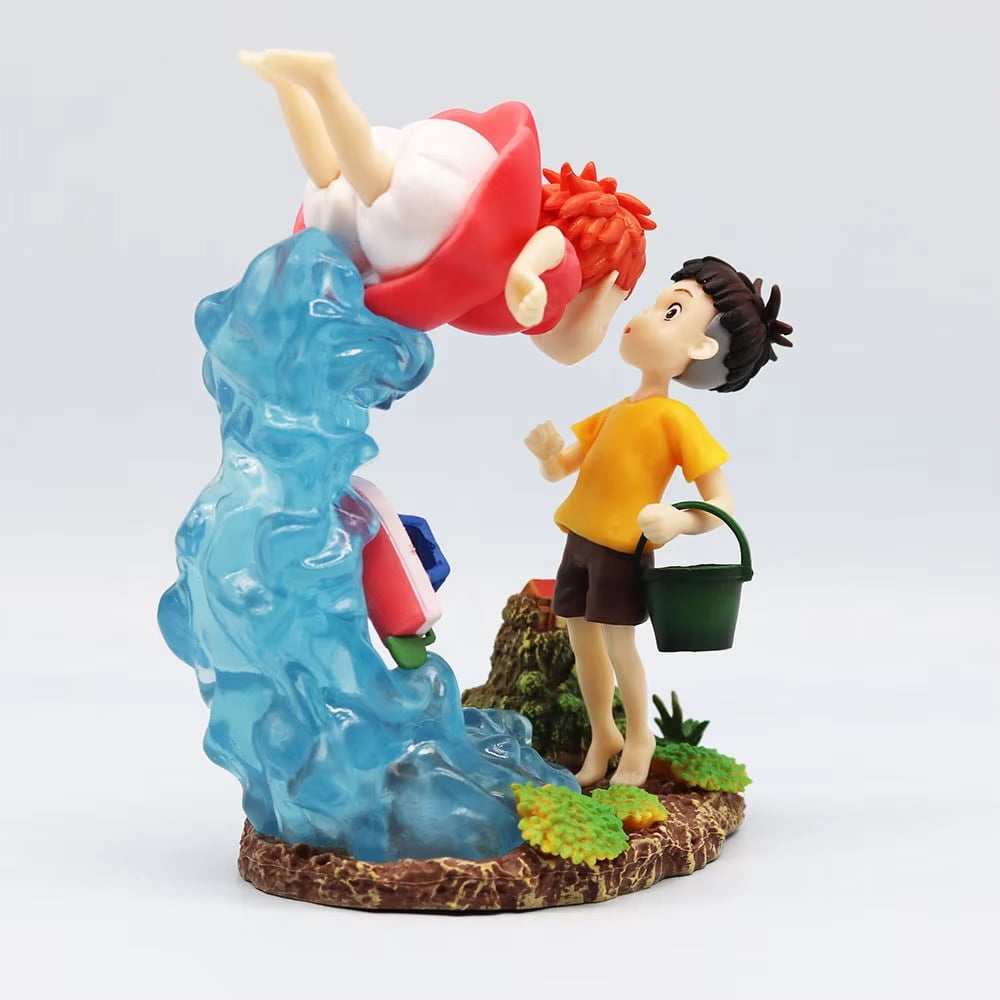 Ponyo on The Cliff Figure Ponyo Sou Sky Seagal Figure Pvc Statue Anime ...