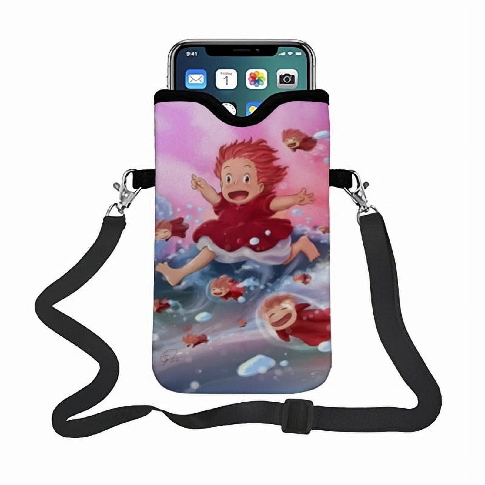 Ponyo on The Cliff phone bag stylish durable multi-functional - Walmart.com