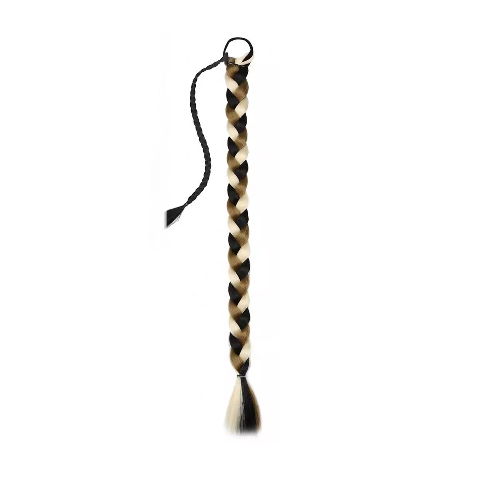 Ponytail Extensions Synthetic Boxing Braids Wrap Around Chignon Tail ...
