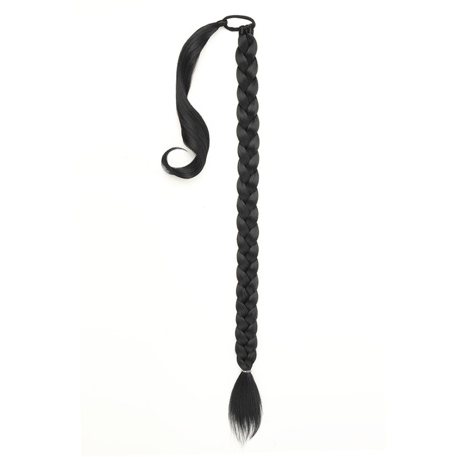 Ponytail Extensions Synthetic Wrap Around Chignon Tail With Rubber Band ...