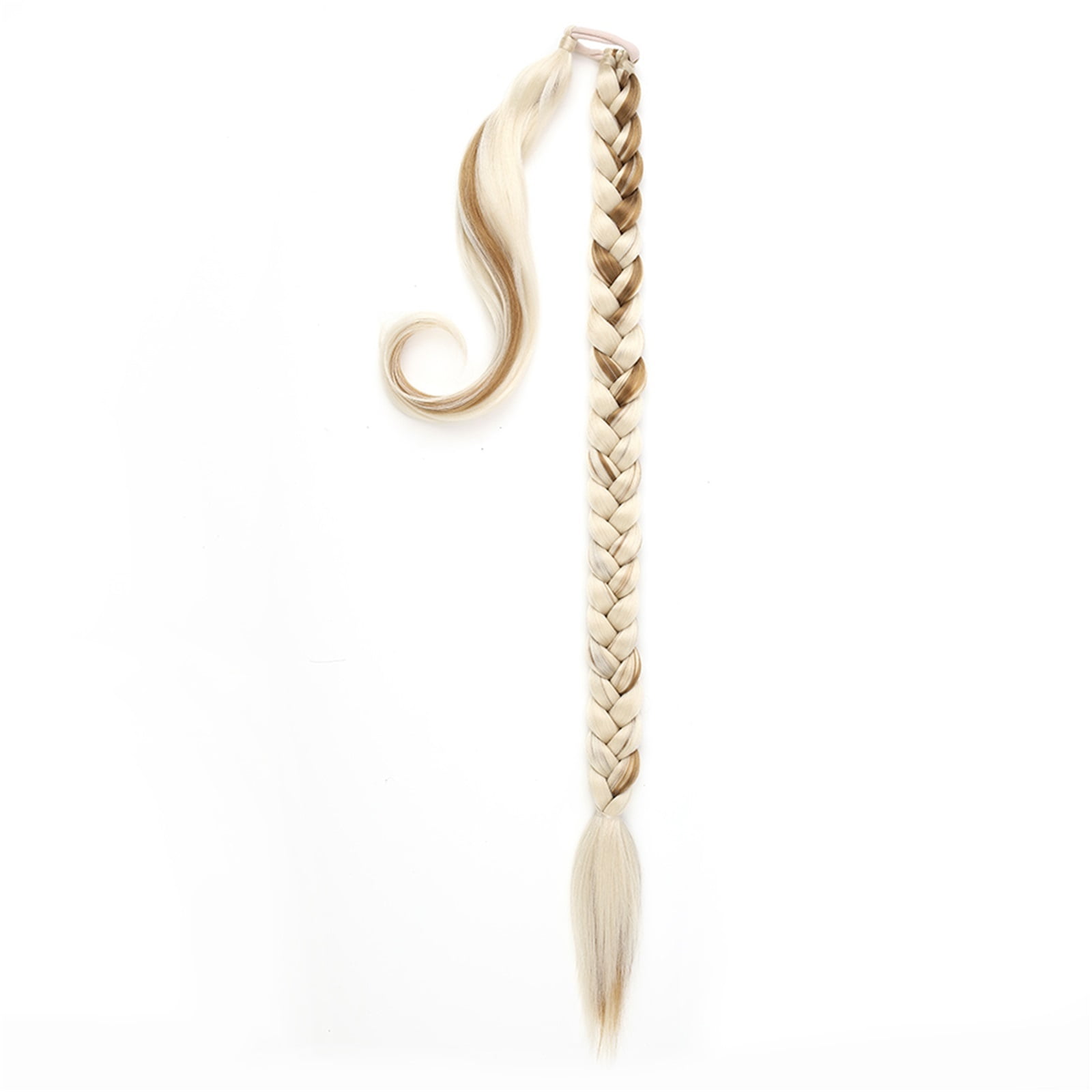 Ponytail Extensions Synthetic Wrap Around Chignon Tail With Rubber Band ...