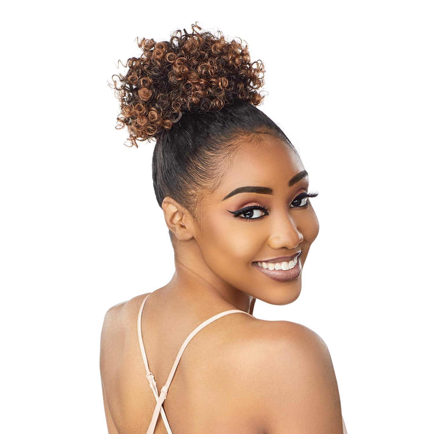 Ponytail Pony Mini Coil Puff (IP002) (1) - Walmart.com