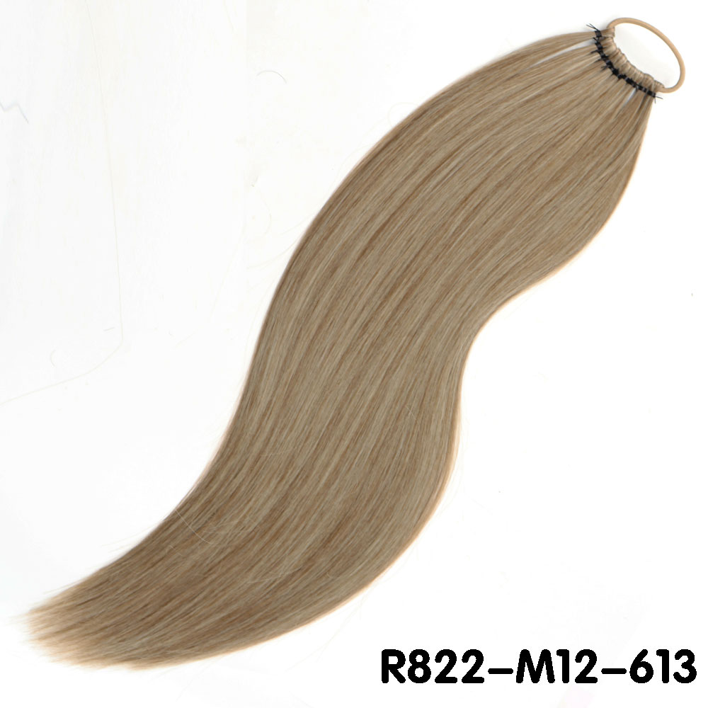 Ponytail Synthetic Hair Extensions Long Straight False Horse Tails Fake ...