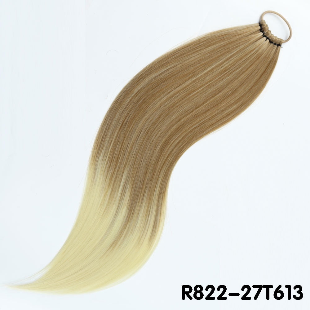 Ponytail Synthetic Hair Extensions Long Straight False Horse Tails Fake ...