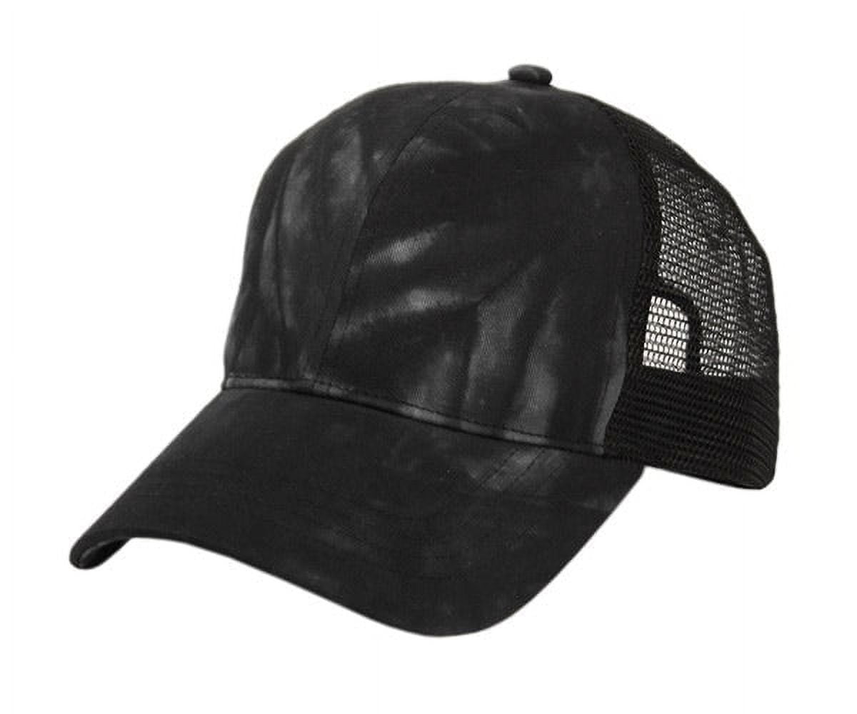 Ponytail Yoga Tie Dye Trucker Dad Hat Massy High Bun Pony Caps ...