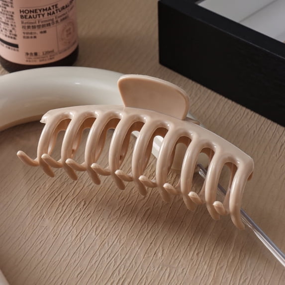 Ponytail hair clip, large non slip matte hair clip, square frosting ...