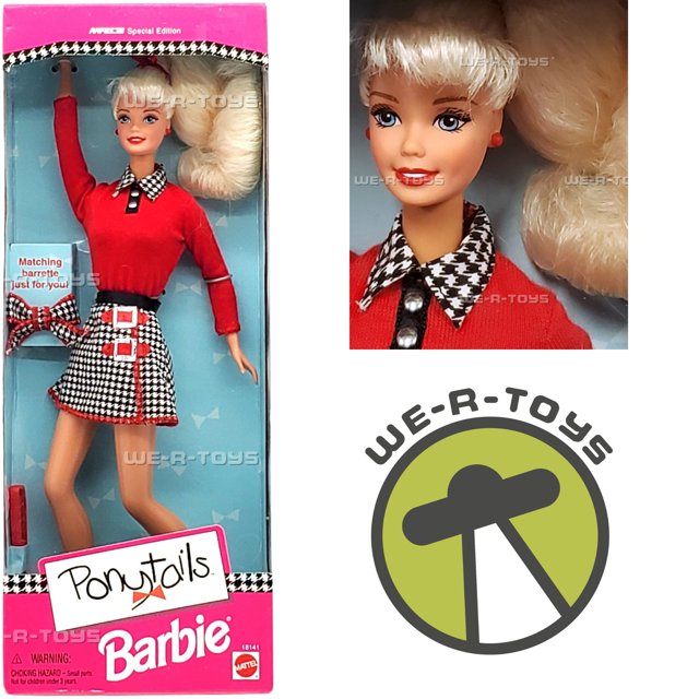 Ponytails Barbie AAFES Special Edition Doll 1997 Mattel 18141 - Walmart.com