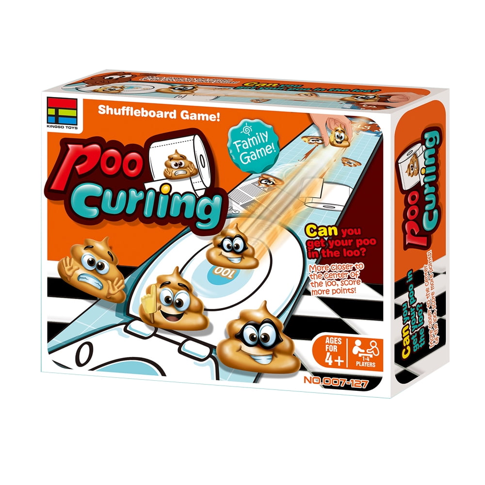 Poo Curling Game Set a Shuffleboard Game - Walmart.com