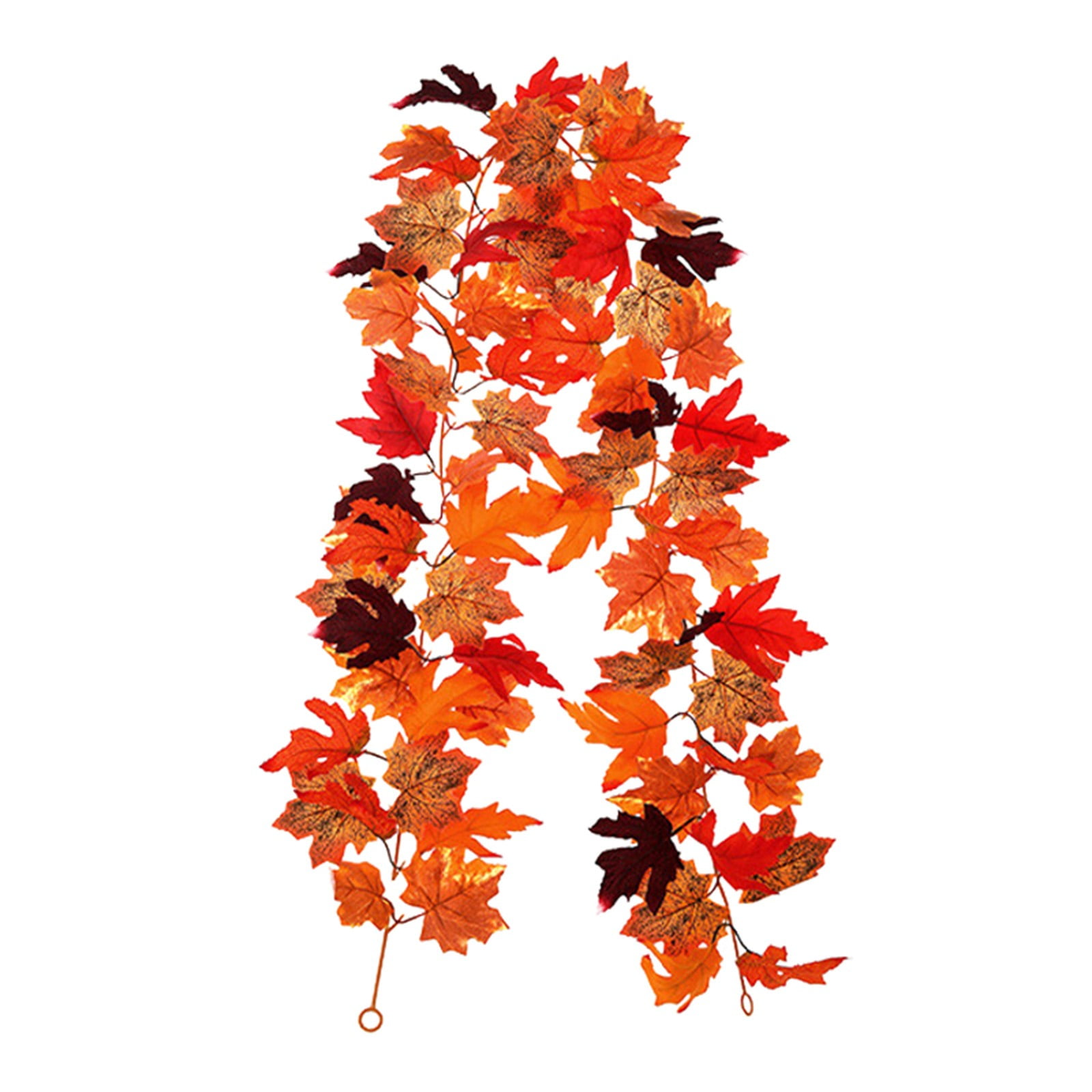 Poo Life 5.8ft Faux Plants Indoor Artificial Maple Leaves Silk Flowers ...