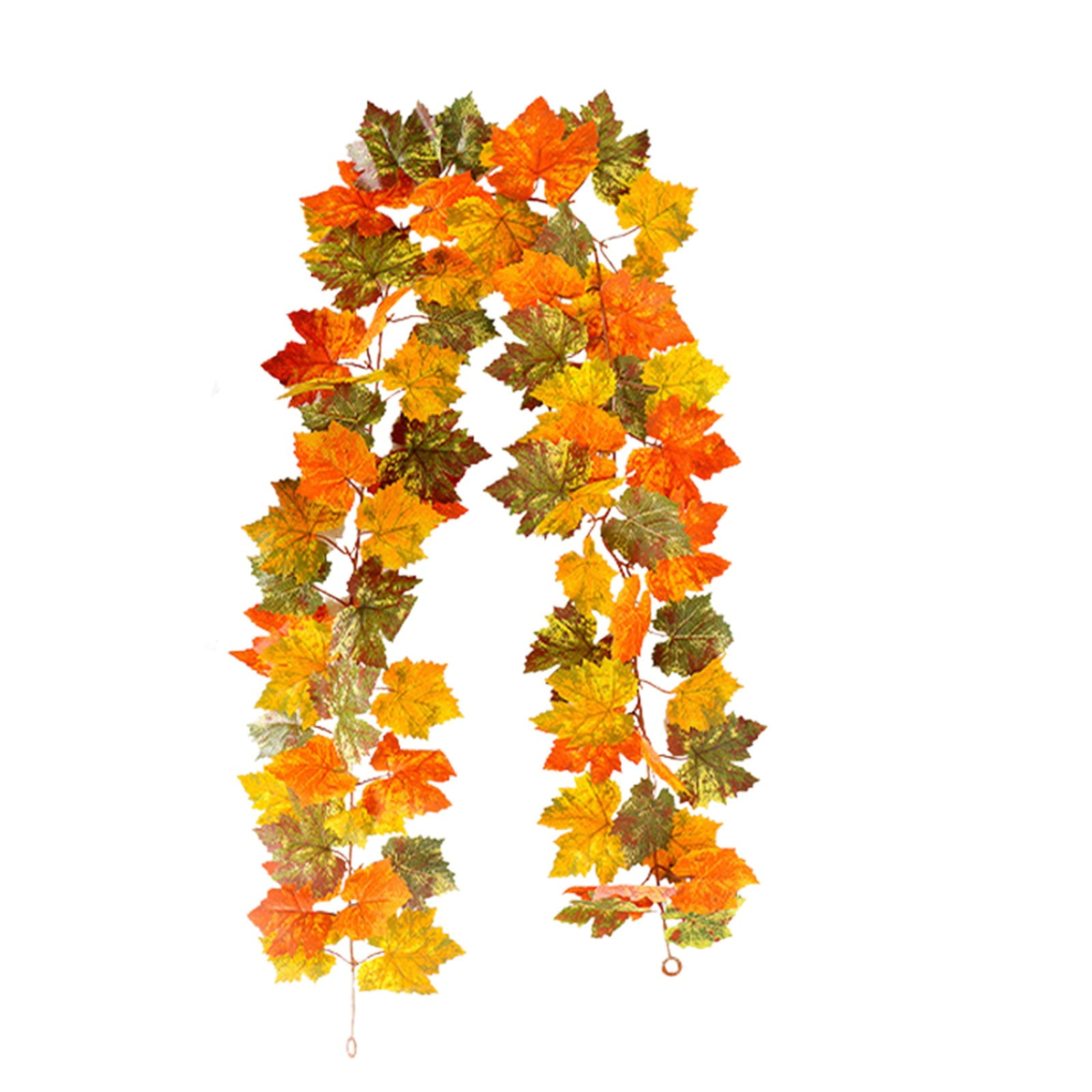 Poo Life 5.8ft Faux Plants Indoor Artificial Maple Leaves Silk Flowers ...