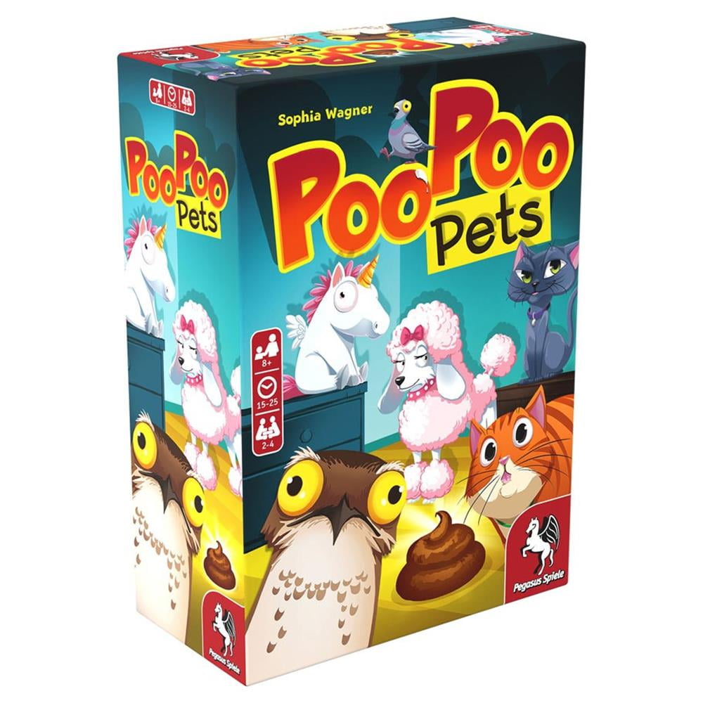 Poo Poo Pets Simple Family Friendly Fun Fast-Paced Dice Board Game ...