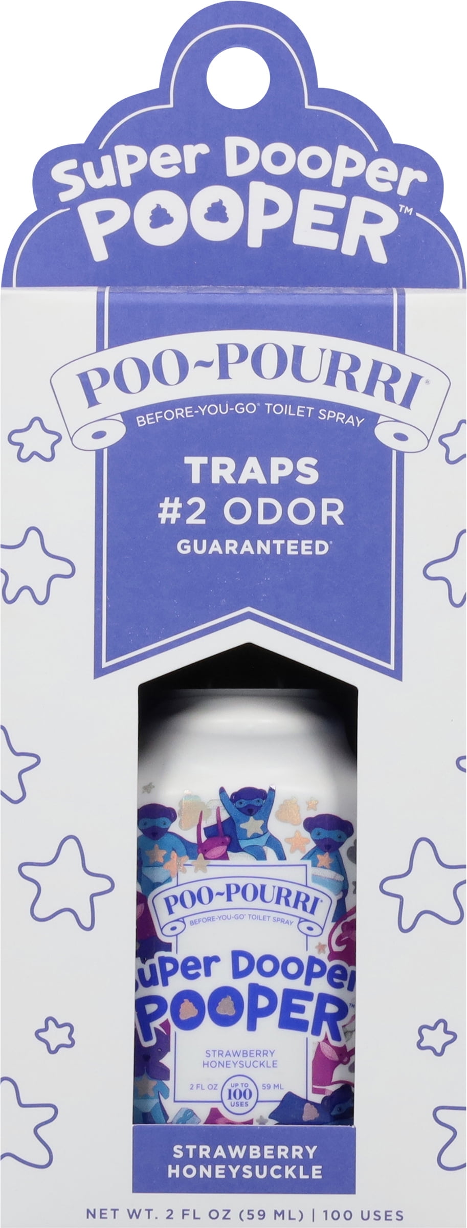 Poo-Pourri Before You Go Strawberry Honeysuckle Toilet Spray 2 fl oz ...