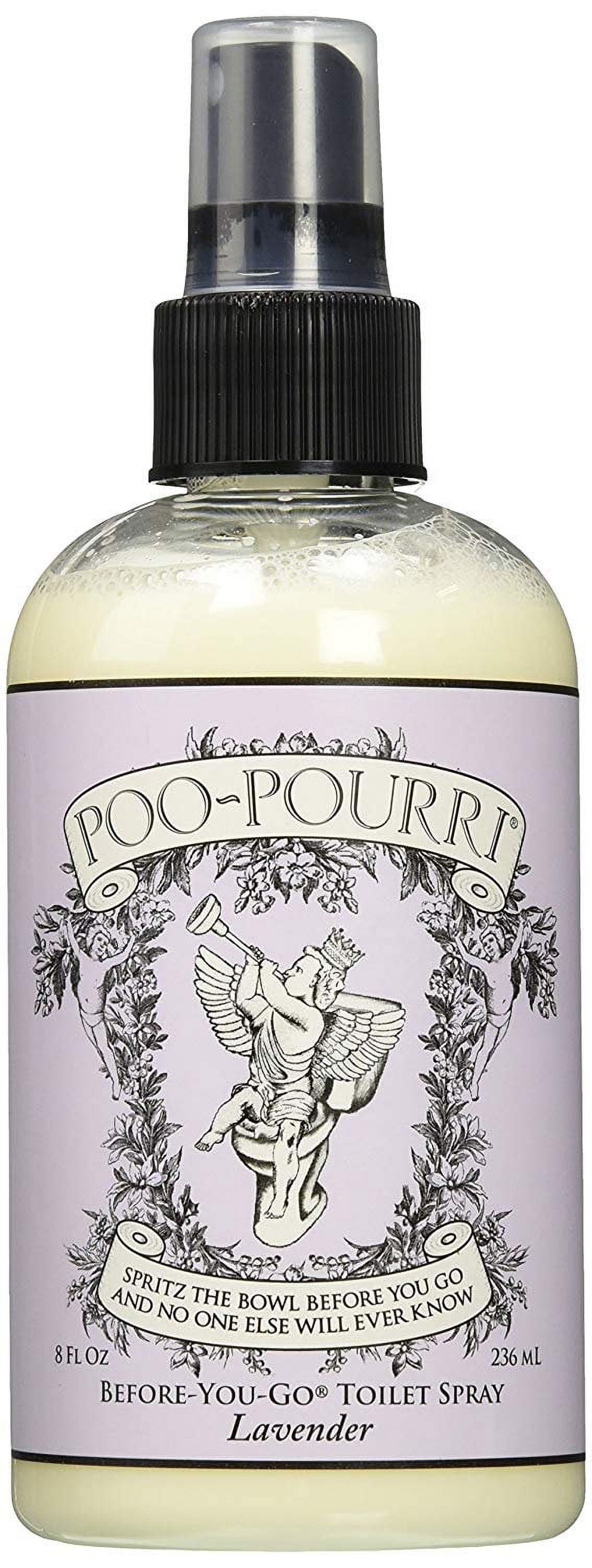 Poo-Pourri Pre-Potpourri 4oz Toilet Spray, Trap-A-Crap, Odor Eliminator ...