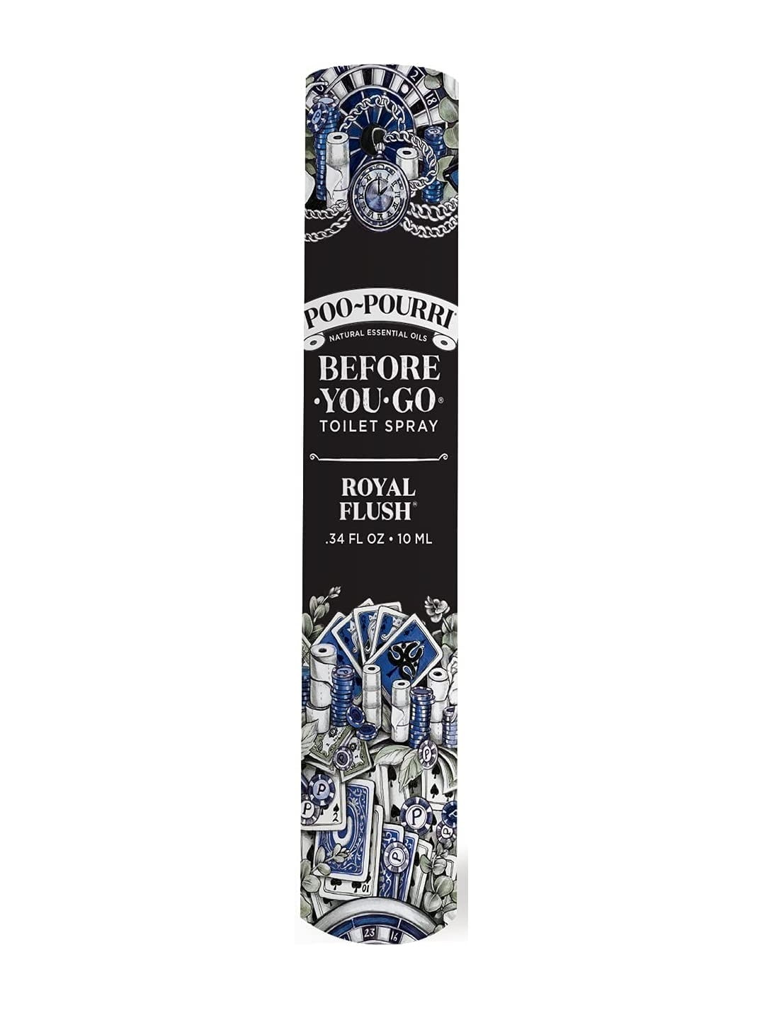 Poo-Pourri Before You Go Toilet Spray, Royal Flush, 0.34 oz/10 ml ...