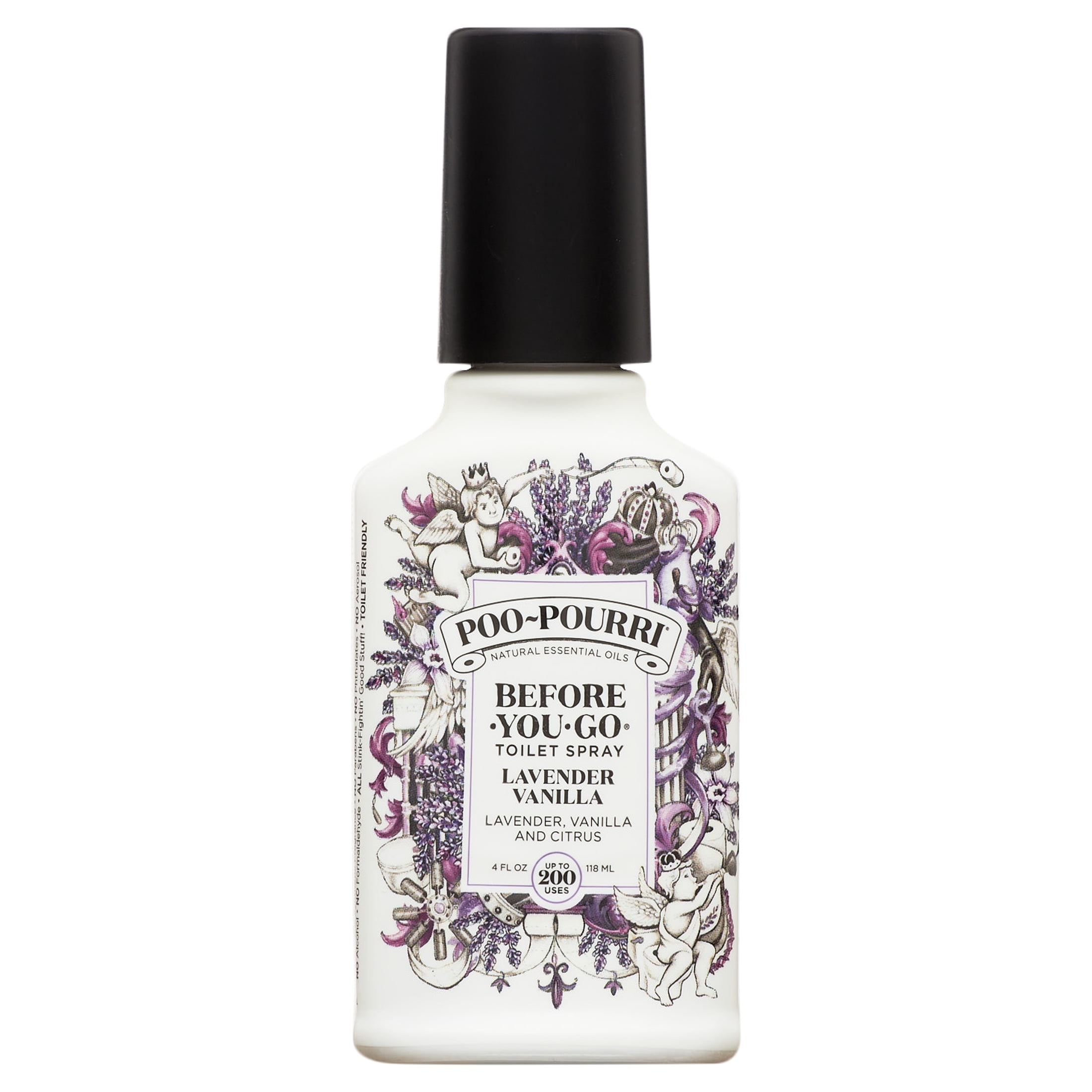 Poo~Pourri Bathroom Freshener, Lavender Vanilla 4 Fl Oz Toilet Spray ...