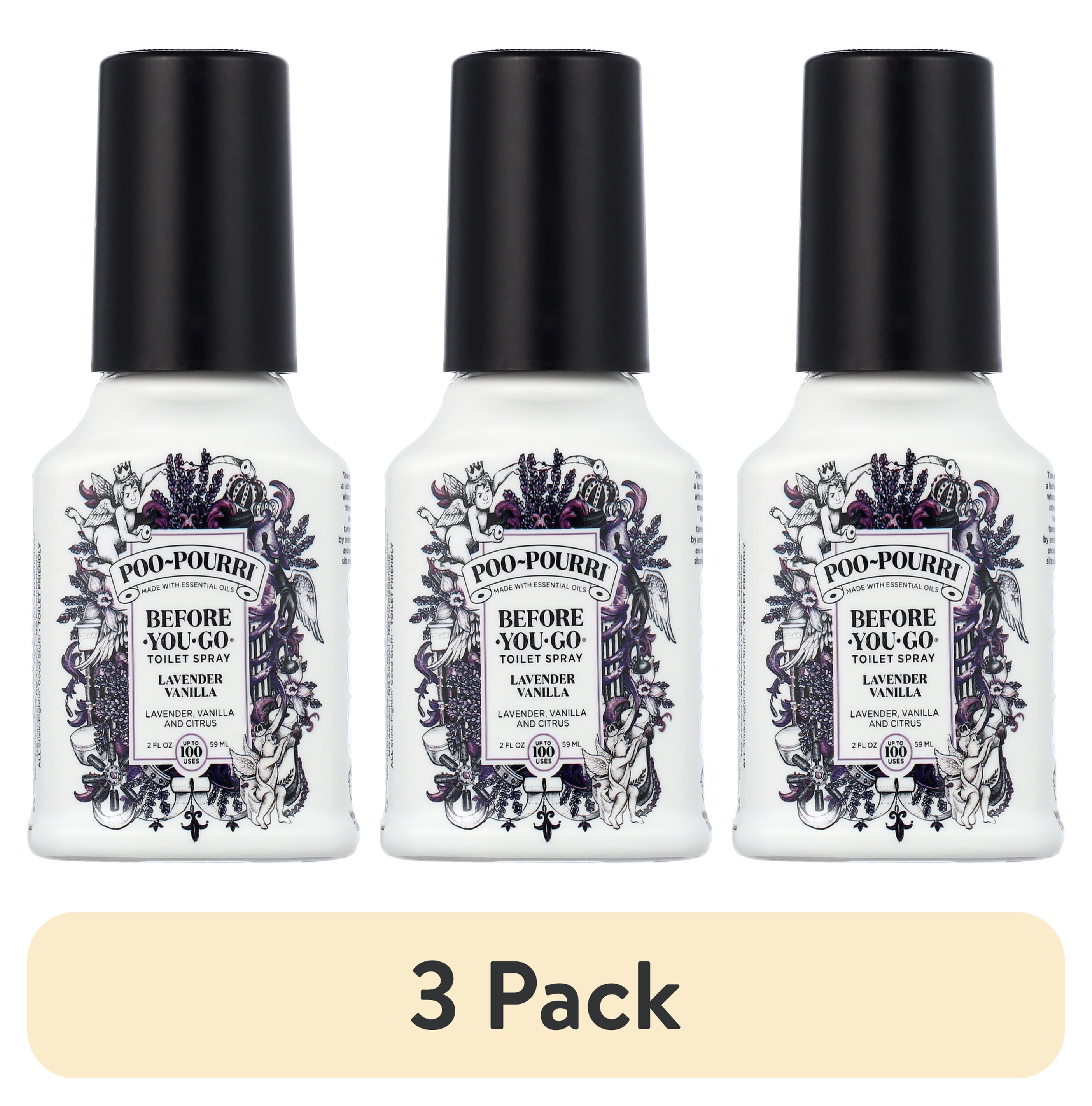 (3 pack) Poo-Pourri Lavender Vanilla, Lavender + Vanilla + Citrus ...