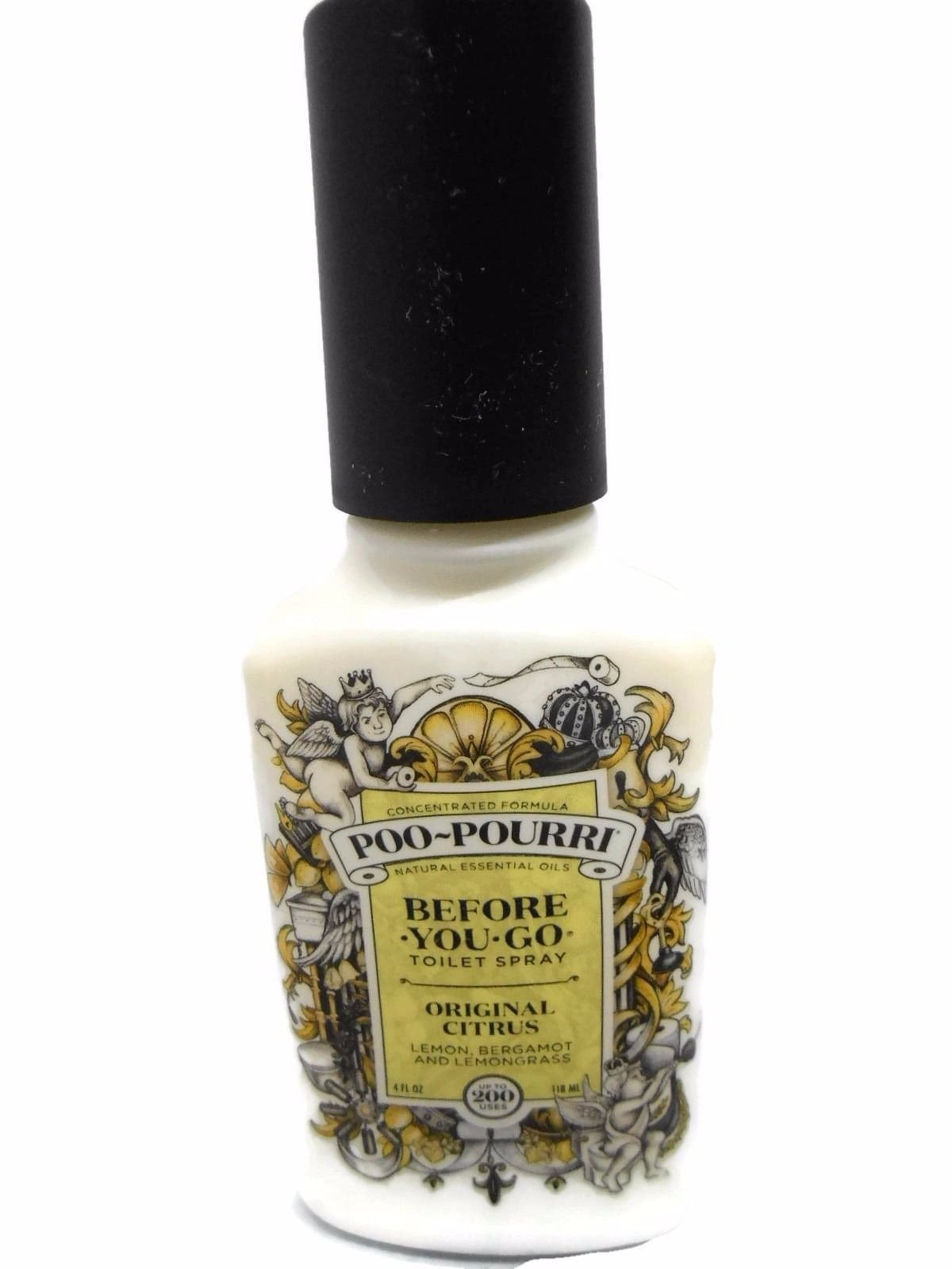 Poo-Pourri Original Citrus - 4 oz. Toilet Spray, Restroom Fresh Air ...