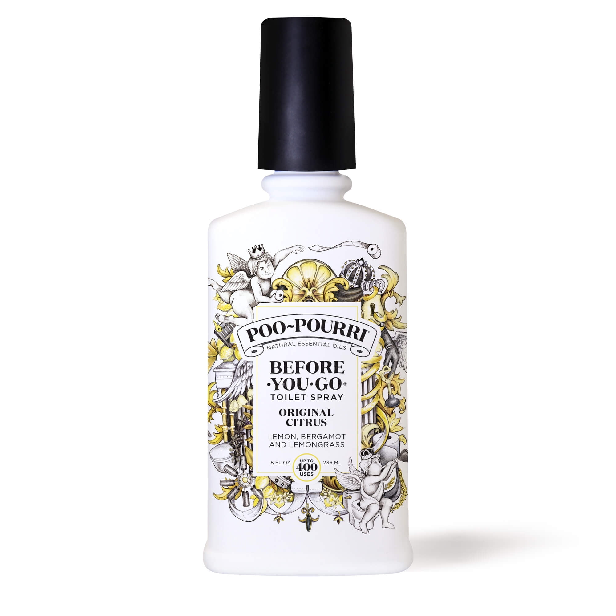 Poo-Pourri Original Citrus, Restroom Pre-Go Toilet Spray, Family Size ...