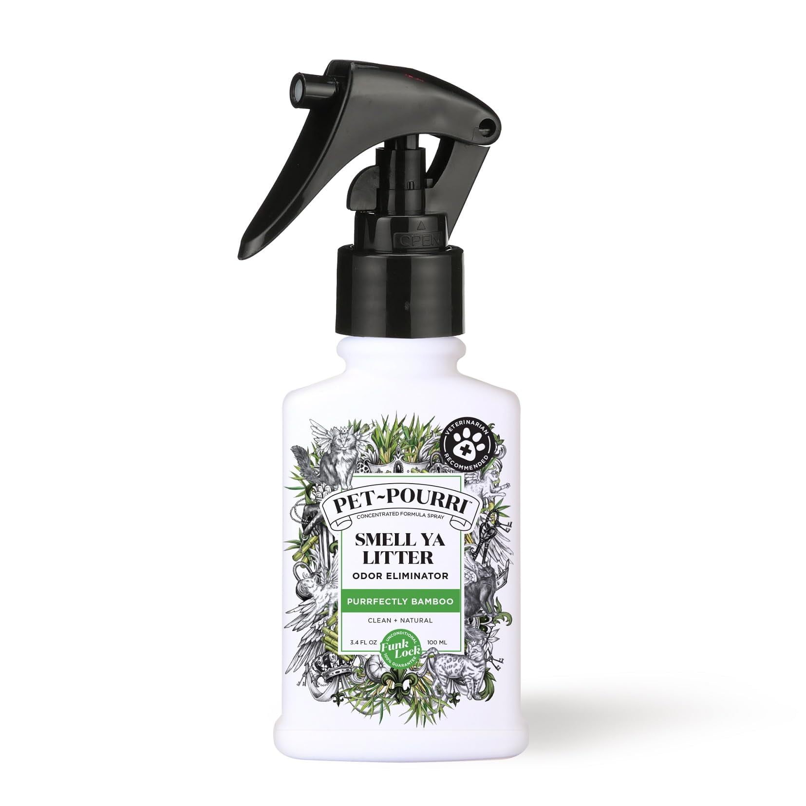 Poo-Pourri Purrfectly Bamboo 3.4oz SMRHome Deodorizer Spray - Dog Odor ...