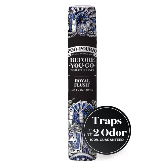 Poo-Pourri Royal Flush Portable Bathroom Freshener, Eucalyptus and ...