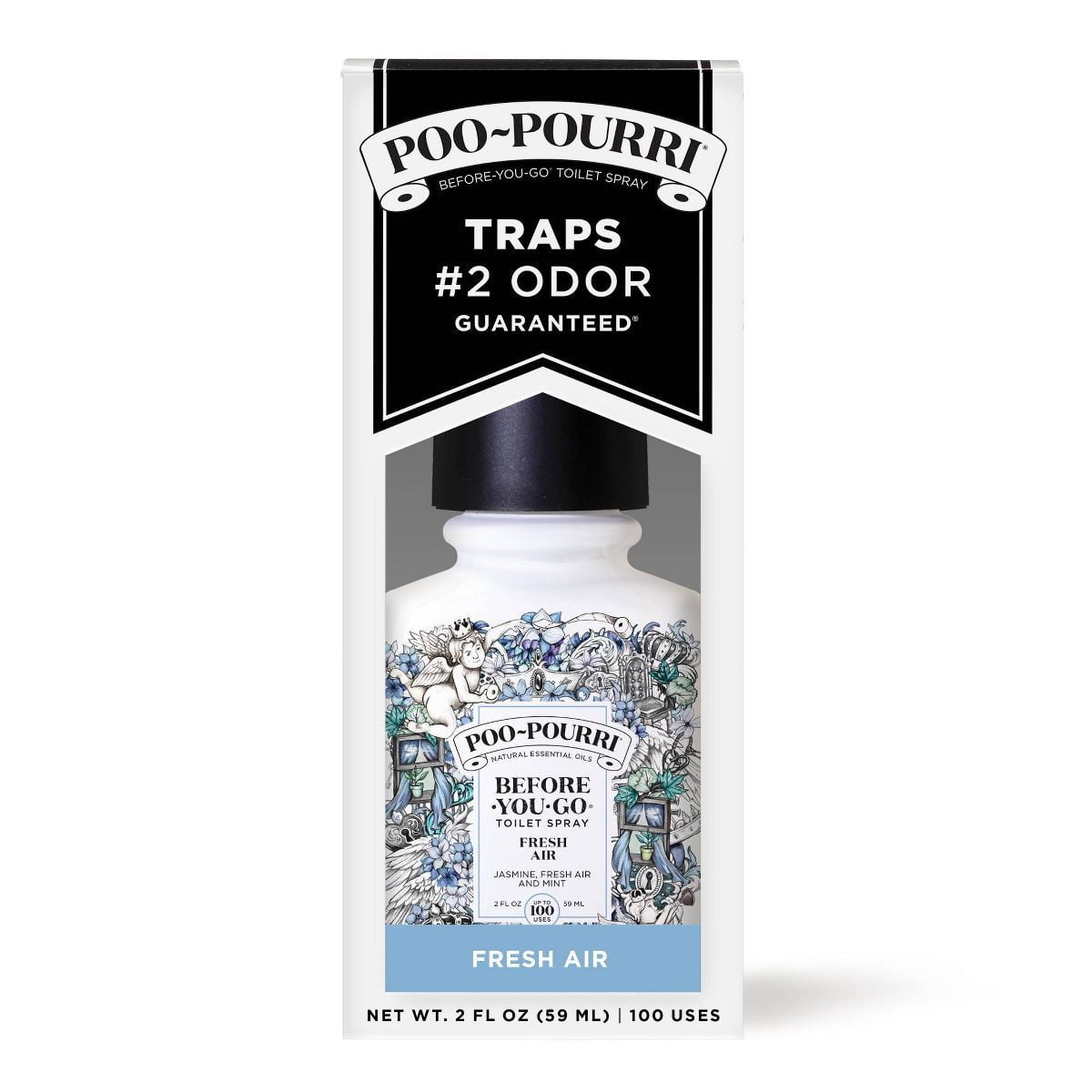 Poo-Pourri Toilet Spray - Fresh Air - 2 fl oz - Walmart.com