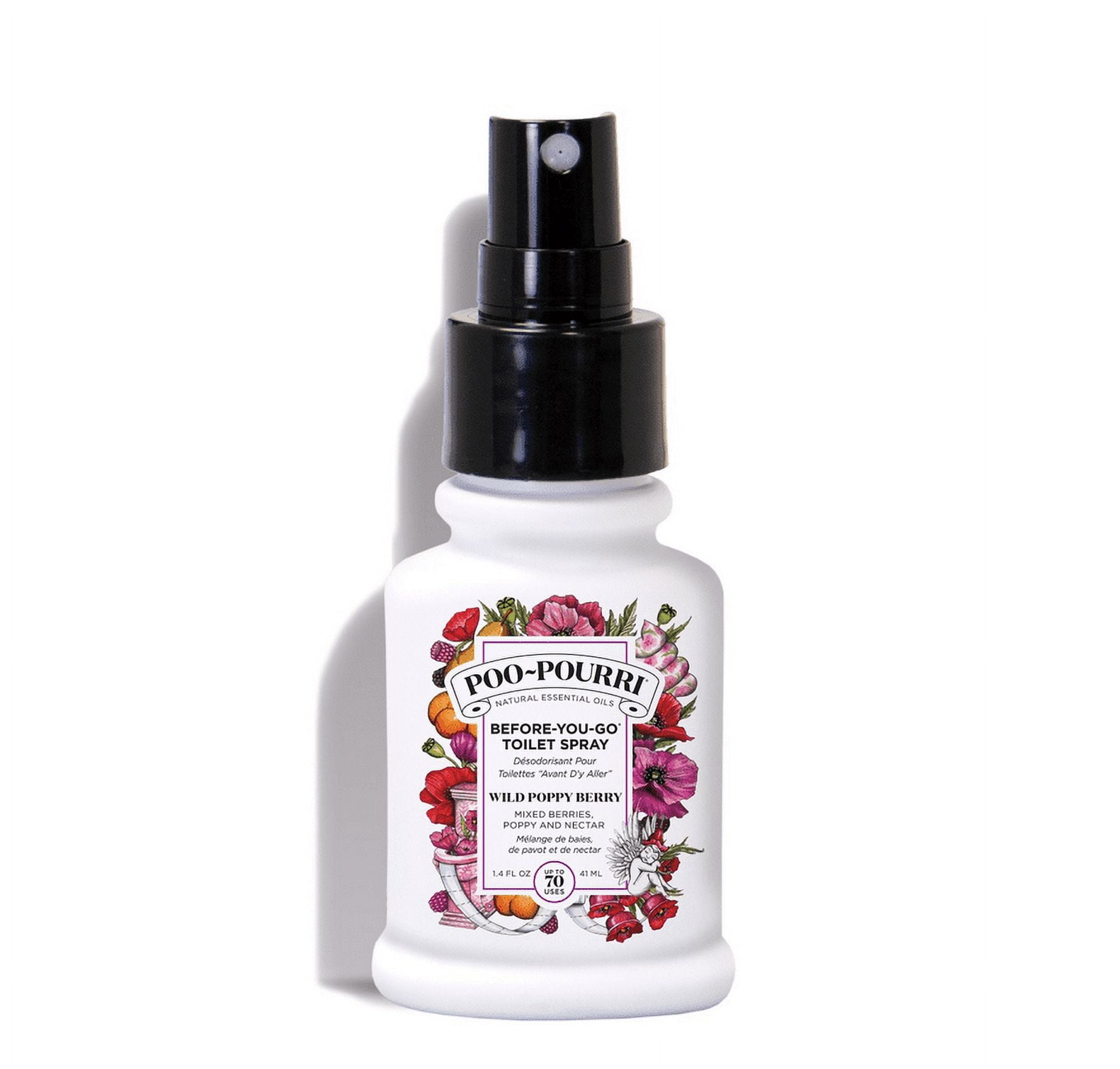 Poo-Pourri Before You Go Toilet Spray, Wild Poppy Berry, 1.4 oz ...