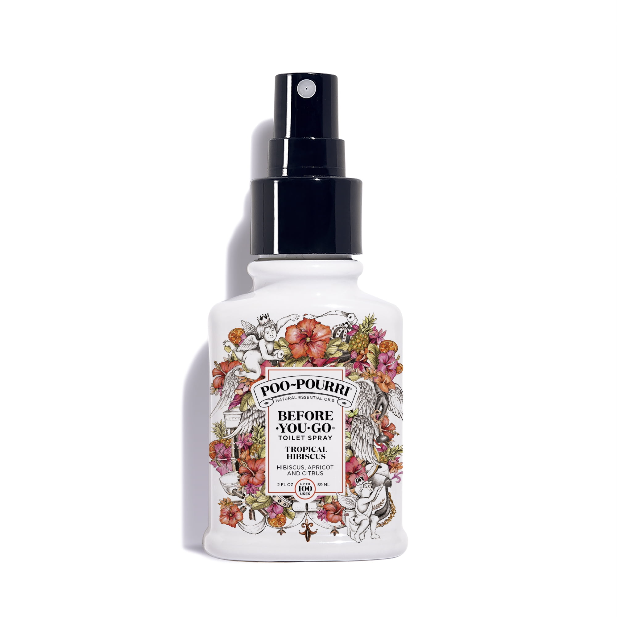Poo-Pourri Tropical Hibiscus Toilet Spray - GoSmell Bathroom Odor ...