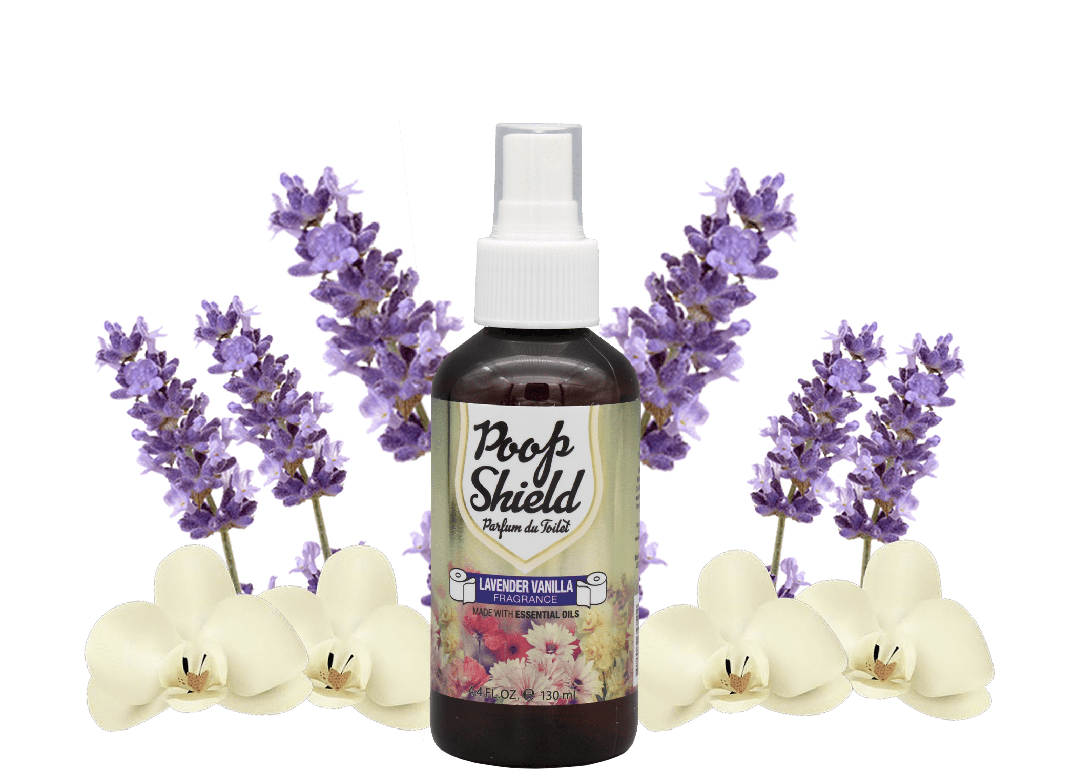 Poo Shield Toilet Spray 4 FL. OZ. Lavender Vanilla Fragrance - Walmart.com