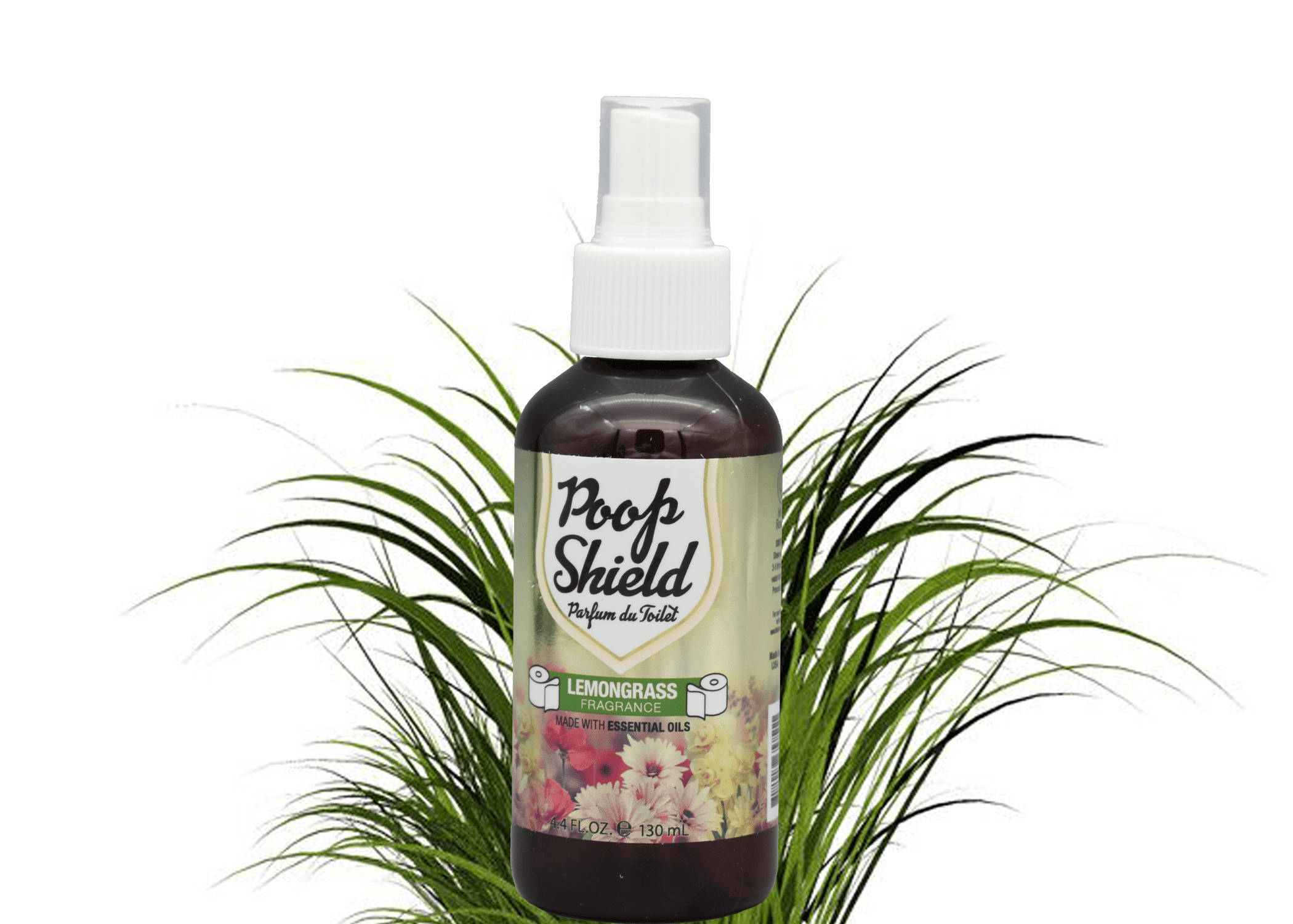 Poo Shield Toilet Spray 4 FL. OZ. Lemongrass Fragrance - Walmart.com