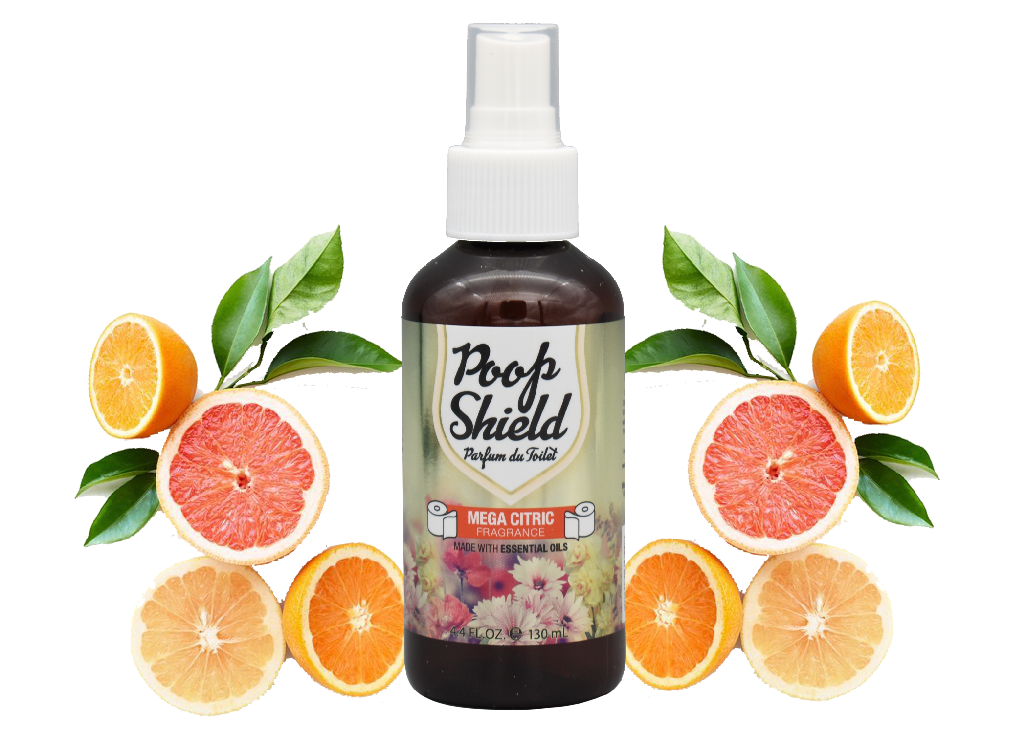Poo Shield Toilet Spray 4 FL. OZ. Mega Citric Fragrance - Walmart.com