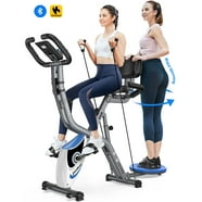 MaxKare Portable 3-in-1 Recumbent Exercise Bike with Arm Resistance ...