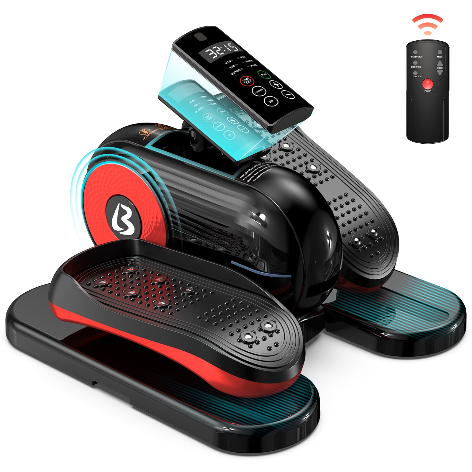 Pooboo Under Desk Ellipticals Electric, Elipse Leg Exerciser for ...